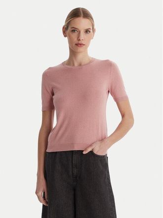 Max Mara T-Shirt Gabarra 2615361081 Rosa Slim Fit