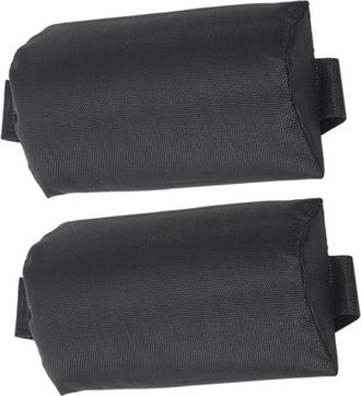 Milisten 2 Stück Kopfstützen für Klappstühle Elastische Bänder Bequemes Nackenstützkissen für Outdoor Liegestühle und Gartenstühle Passend für Faltbare Freizei