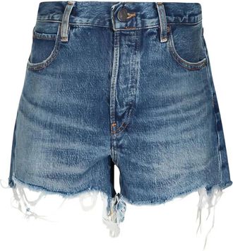 Frame Denim Femme, Shorts, Bleu, Taille: W27 The Hang Short