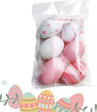 Generic Ostereier aus Schaumstoff - Ostereier Ornament, Ostereier, handbemalte Osterdeko | Ostereiergirlande, gesprenkelte Ostereier, Frühlingsanhänger als Wo