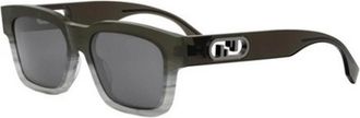 Fendi Authentische Lock Brille mit Top-Qualit&auml;t - - Accessories - unisex - Grau - 53 MM