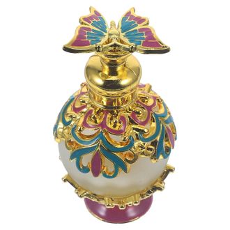 Amosfun Toyvian Leere Parf&uuml;mflasche aus Legierung 15ml mit dichtem Schraubverschluss, kompakter Duftzerst&auml;uber f&uuml;r &auml;therische &Ouml;le und Reisen, dekorativer Heim