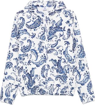 Rosi Collection Jacke mit Paisleymuster - Wei&szlig;