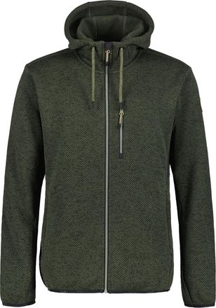 Icepeak Herren Midlayerjacke Outdoorjacke Kapuzenjacke Funktionsjacke Manawa, Farbe:Grün, Artikel:-584 Dark Olive, Größe:2XL