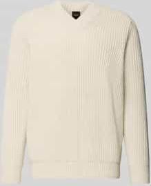 Boss Orange by Hugo Boss Shaped Fit Strickpullover aus Schurwoll-Mix Modell KARINET