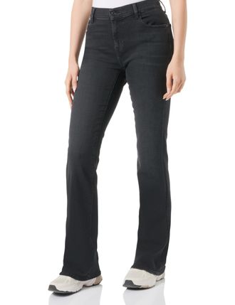 7 For All Mankind Bootcut Slim Illusion Borderless with Embellished Squiggle