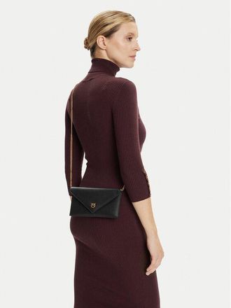 Pinko Handtasche Flat Purse Mini AI 25-26 PCPL 105347 A0F1 Schwarz