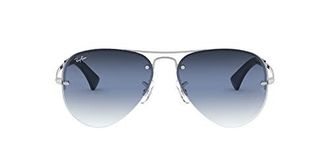 Ray-Ban 0RB3449-91290S-59 Lunettes de Soleil, Silver (91290s), L Mixte