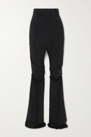 Jacquemus Merria Schlaghose Aus Stretch-wolle - Schwarz