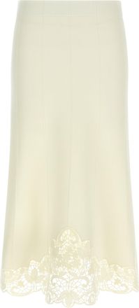 Twin-Set Jupe dinsertion dorganza &agrave; deux ensembles