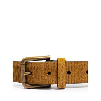 Dolce & Gabbana Mens Brown Leather Regular Belt