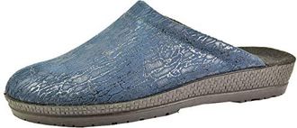 Rohde Chaussons Femme Neustadt-D 4272, Pointure:40 EU, La Couleur:Bleu