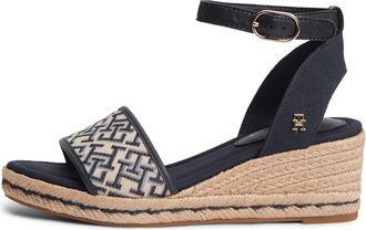 Tommy Hilfiger Sandale Logo Plaque Wedge Heel