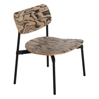 PETITE FRITURE Fauteuil lounge en bois de h&ecirc;tre Fromme Petite friture