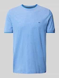 Fynch-Hatton T-Shirt mit Label-Stitching