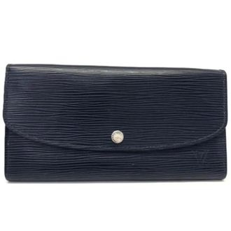 Louis Vuitton unisex, Pre-owned, Noir, Taille: ONE Size Portefeuille en cuir Pre-owned