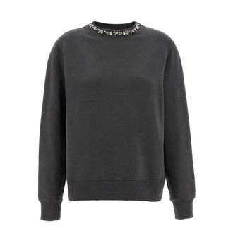 Golden Goose Femme, Sweatshirts et sweats à capuche, Gris, Taille: 42 FR Athena SweaT-shirt