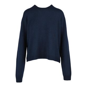 Aspesi Pullover mit R&uuml;ckenausschnitt - - Knitwear - Damen - Blau - M