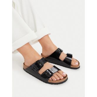 Birkenstock Pantoletten Birkenstock Arizona Birko-Flor 1005292 Schwarz