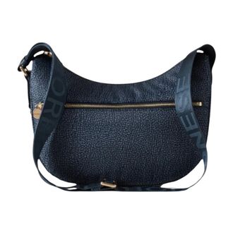 Borbonese Femme, Sacs, Bleu, Taille: ONE Size Sac bandouli&egrave;re