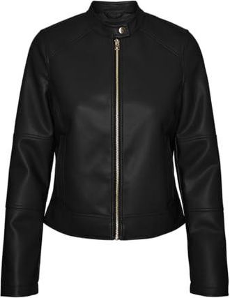 Vero Moda Vmdixiemaria Veste courte pour femme, Noir, XL