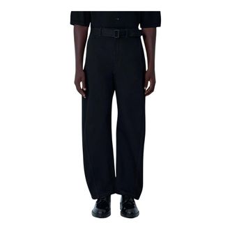 Christophe Lemaire Homme, Pantalons, Noir, Taille: M Twisted Pants