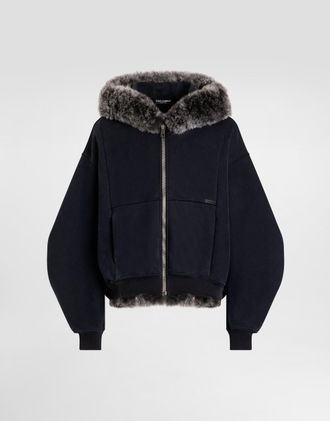 Dolce & Gabbana Hooded Sweatshirt - Mann Sweatshirts Schwarz Xs