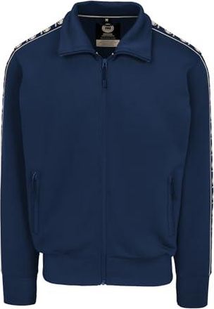 Pitbull Sweat Zipp&eacute; Homme Oldschool Powers, Sweats Hommes &agrave; col Montant, Veste Zipp&eacute; Style Old School, Sweatjacke Imprim&eacute;s, Sweatshirt