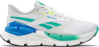 Reebok Womens Floatzig Symmetros Running Shoes, White Unleashedgreen Kineblue, 37 EU