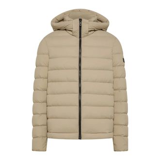Peuterey Doudoune zipp&eacute;e &agrave; capuche - Homme - Vestes - Beige - Taille: M