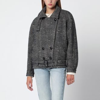 Isabel Marant Wolljacke mit Fischgr&auml;tmuster