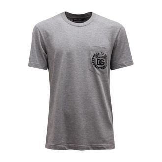Dolce & Gabbana Italienisches Strickoberteil - - Tops - Herren - Grau - M