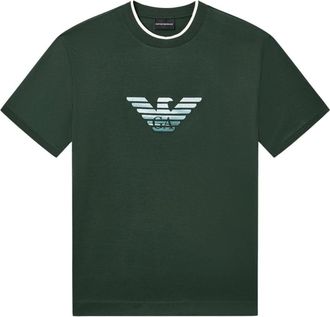 Emporio Armani Homme, Tops, Vert, Taille: M T-shirt slim-fit