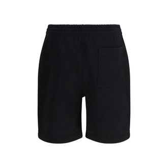 Burberry Mens Black Cotton Bermuda Shorts
