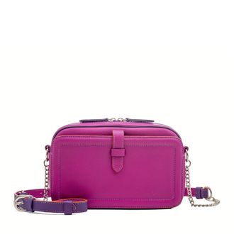 Mywalit Unisex Small Top Zip Shoulder Bag, Sangria Multi