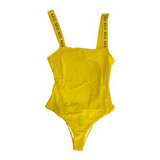 Dsquared2 Splash Einteiliger Badeanzug - - Swimwear - Damen - Gelb - S