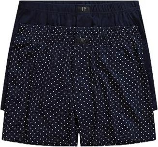 JP1880 Boxershorts, FLEXNAMIC, 2er-Pack, Unterhose Caleçon Boxeur, Blau, 6X-Large Homme