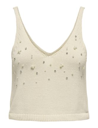Only Onlcolette Life Sl Bling Top KNT