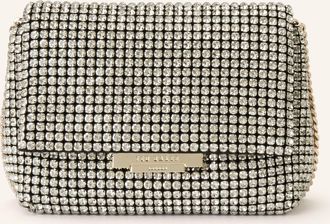 Ted Baker Micro Bag Gliters Mit Schmucksteinen silber