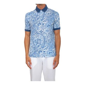 Etro Polo Roma - - Tops - Herren - Blau - L