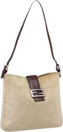 Fendi Sac cabas Pre-owned - Femme - Pre-owned - Beige - Taille: ONE Size