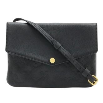 Louis Vuitton Pre-owned Monogram Empreinte Twice Schultertasche - - Pre-owned - Damen - Schwarzk - ONE SIZE