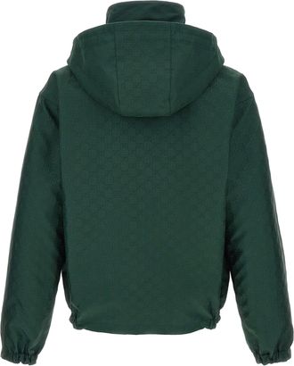 Gucci Reversible Ripstop Cotton Jacket - Green