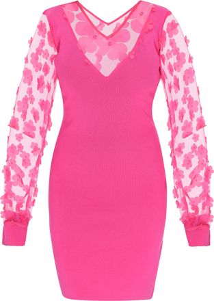 Faina Kleid Frauen Fuchsie