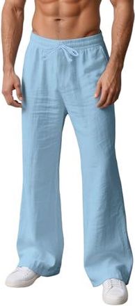 Generic Jogging Homme Pantalon Jogging Homme Pantalon Survetement Homme Confortable Classique - Pantalon &Eacute;vas&eacute; L&eacute;ger Toute Saison - Ample, Confortable, Id&eacute;al 