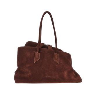 The Attico Suede leather medium La Passeggiata bag Woman One Size