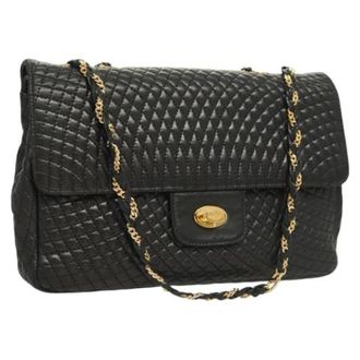 Bally Pre-owned Leder Schultertasche - - Pre-owned - Damen - Schwarzk - ONE SIZE