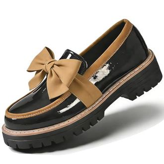 Generic Mocassins verni pour femme - Large largeur - Avec noeud - &Eacute;l&eacute;gants - Mocassins d&eacute;contract&eacute;s et confortables, kaki, 39.5 EU