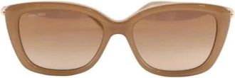 Jimmy Choo London Lunettes de soleil en plastique Pre-owned - Femme - Pre-owned - Beige - Taille: ONE Size