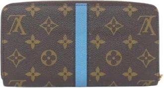 Louis Vuitton unisex, Pre-owned, Brun, Taille: ONE Size Portefeuille en toile Pre-owned